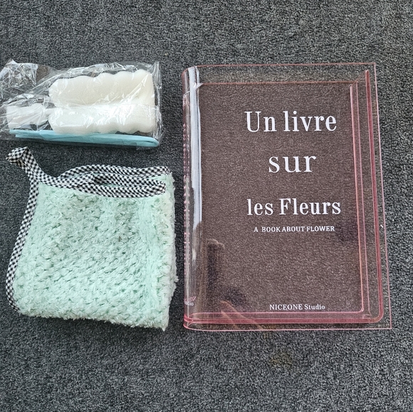 Accents | Transparent Book Cover With Text | Poshmark